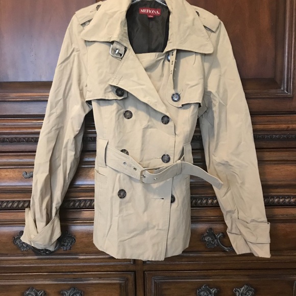 Merona | Jackets & Coats | Merona Size L Trench Lined Coat | Poshmark